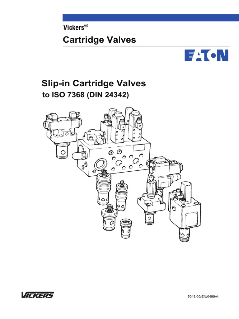 Cartridge Valve Cvi Cvcs Relief | PDF | Screw | Mechanical Engineering
