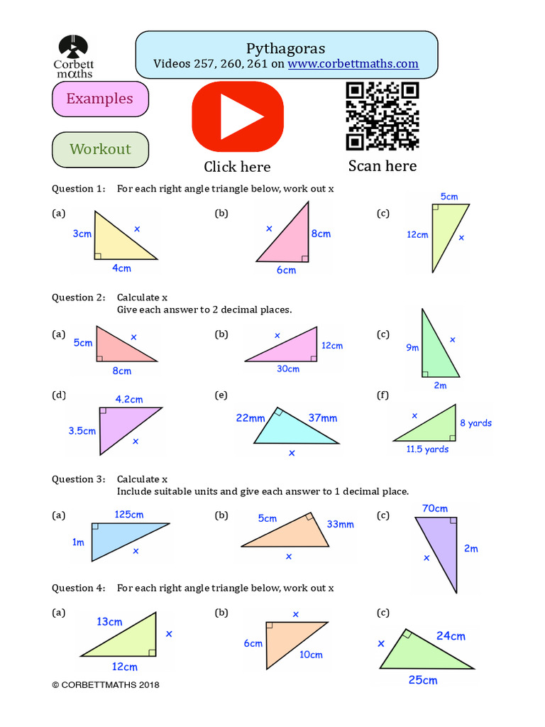 WP Contentuploads201902Pythagoras PDF | PDF | Area | Geometric Shapes