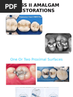Class II Cavity Preparation PDF | PDF | Dentistry Branches | Dentistry