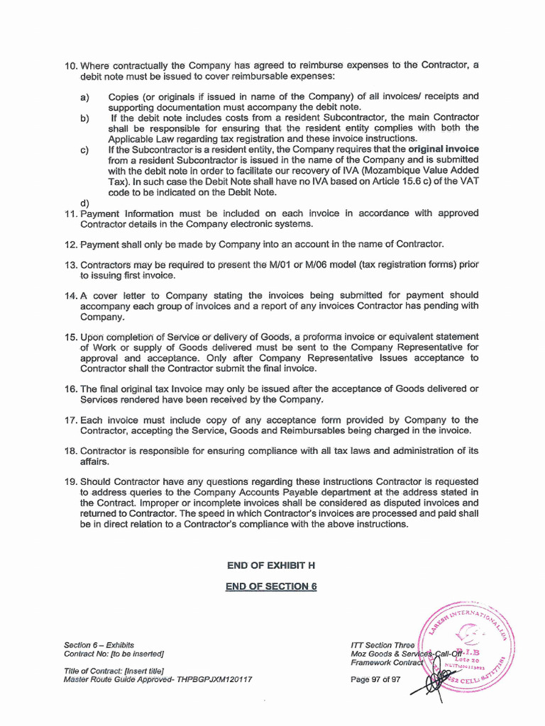 Pro Forma Contract 3 | PDF