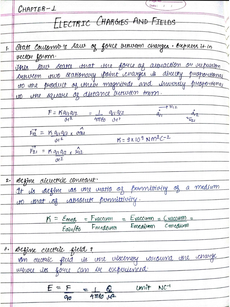 Electric Charges | PDF