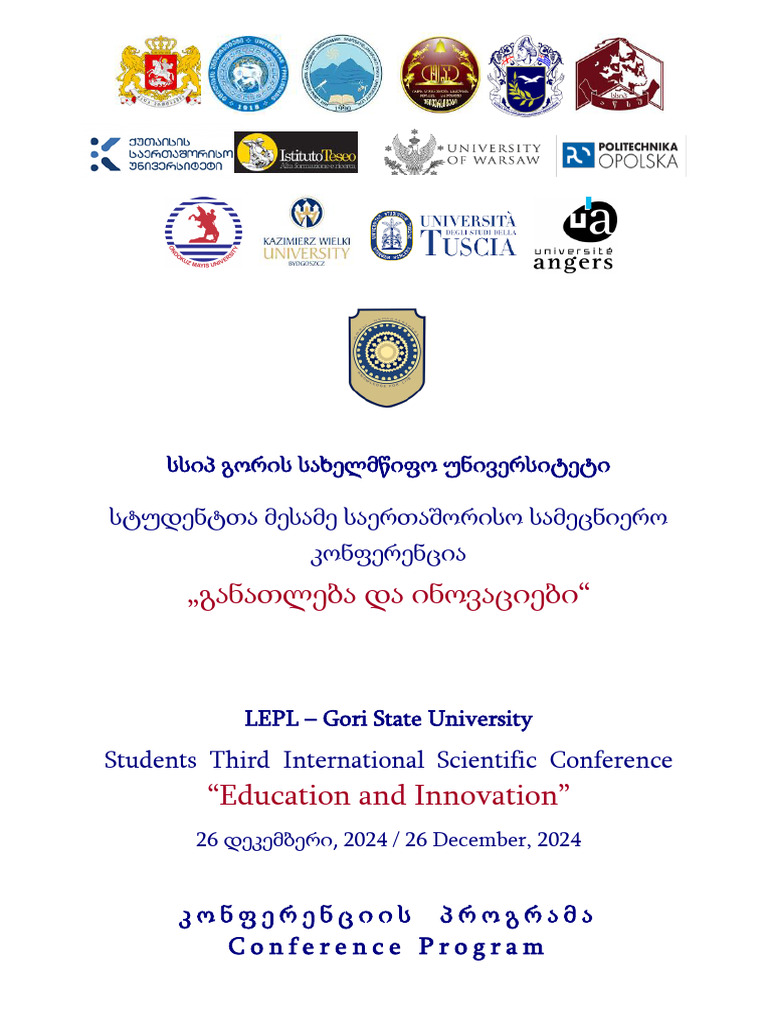 Conference Program - 2024 | PDF