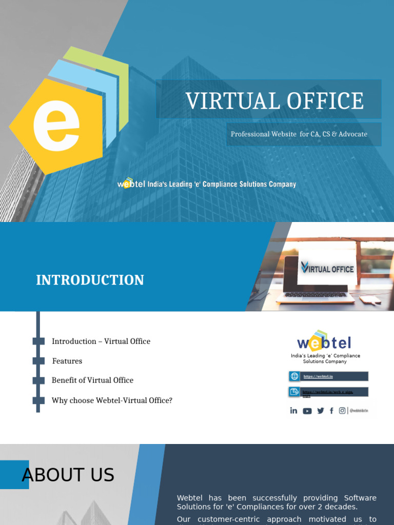1. Webtel Virtual Office | PDF | Websites | Computing