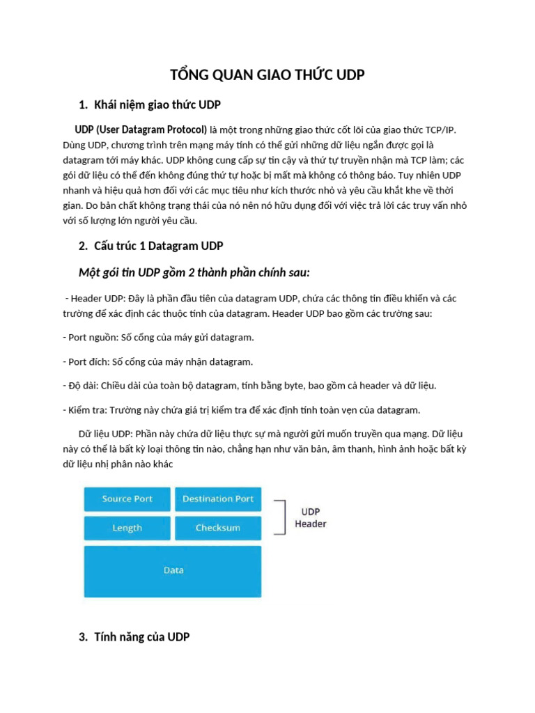 T NG Quan Giao TH C Udp | PDF