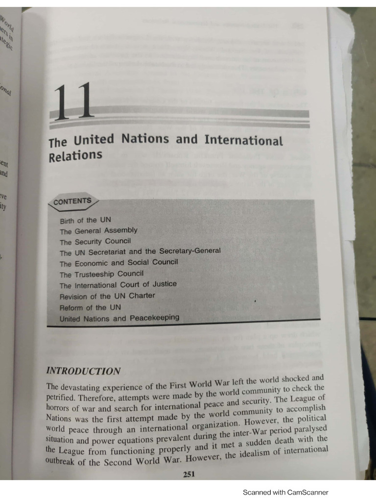 Unit 3 United Nations Peu Ghosh | PDF