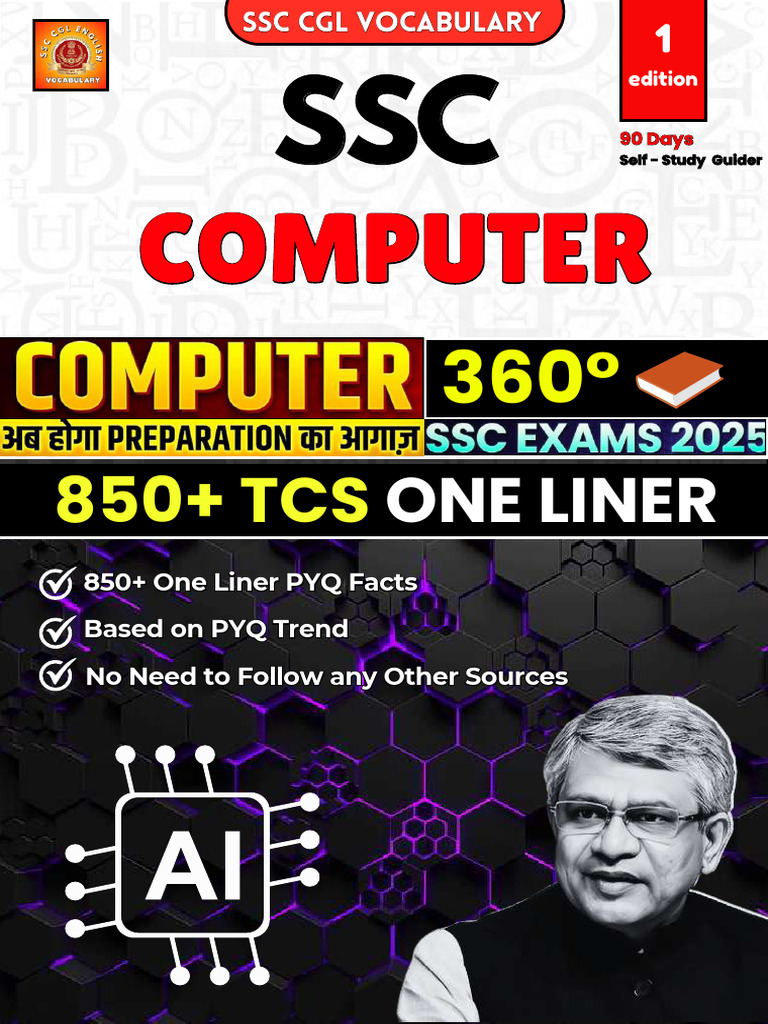 Computer 850+ PYQ One Liner (E) | PDF | Computer Data Storage | Operating System