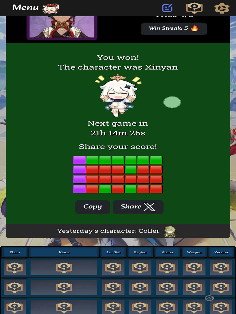 Genshin Impact Character Guessing Game | PDF