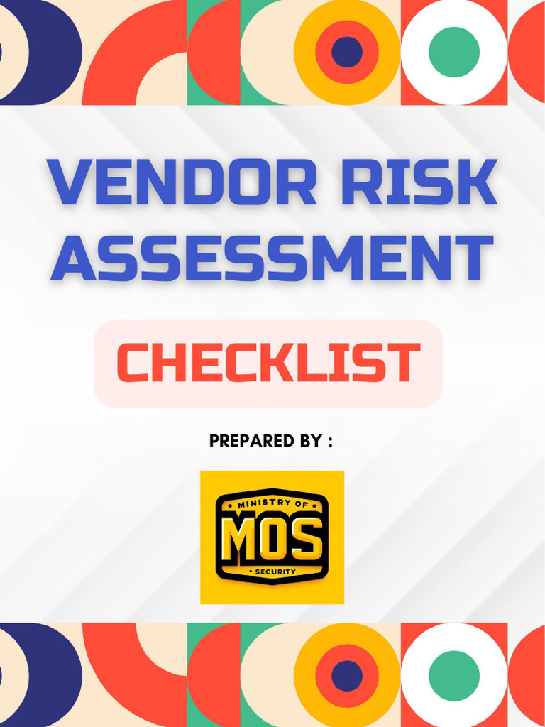 Vendor Risk Assessment Checklist | PDF | Security | Computer Security
