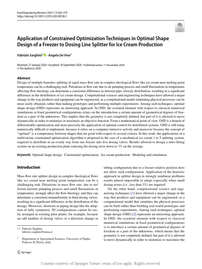 Application of Constrained Optimization Techniques | PDF | Mathematical Optimization | Numerical ...
