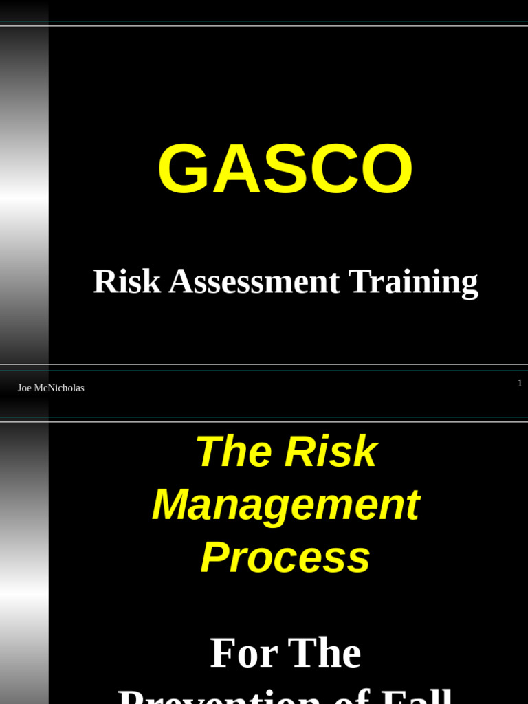 Fall Risk Management Training Guide | PDF | Risk | Workplace