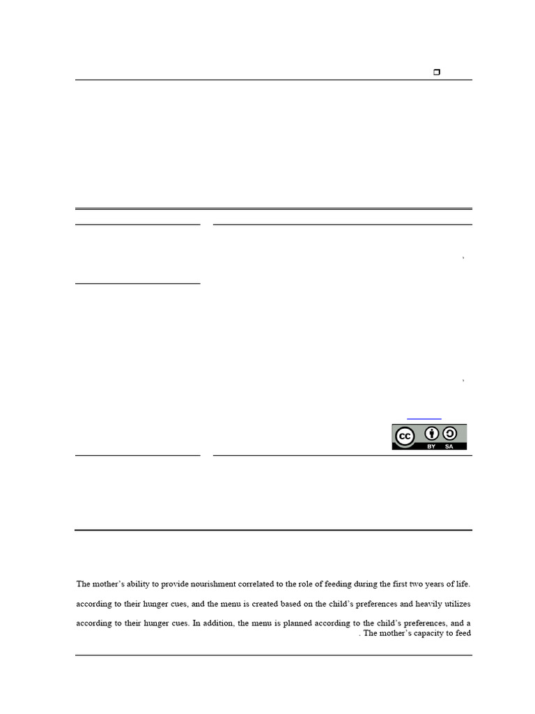 Maternal and Child Factors of Stunted Children: A Case Control Study | PDF