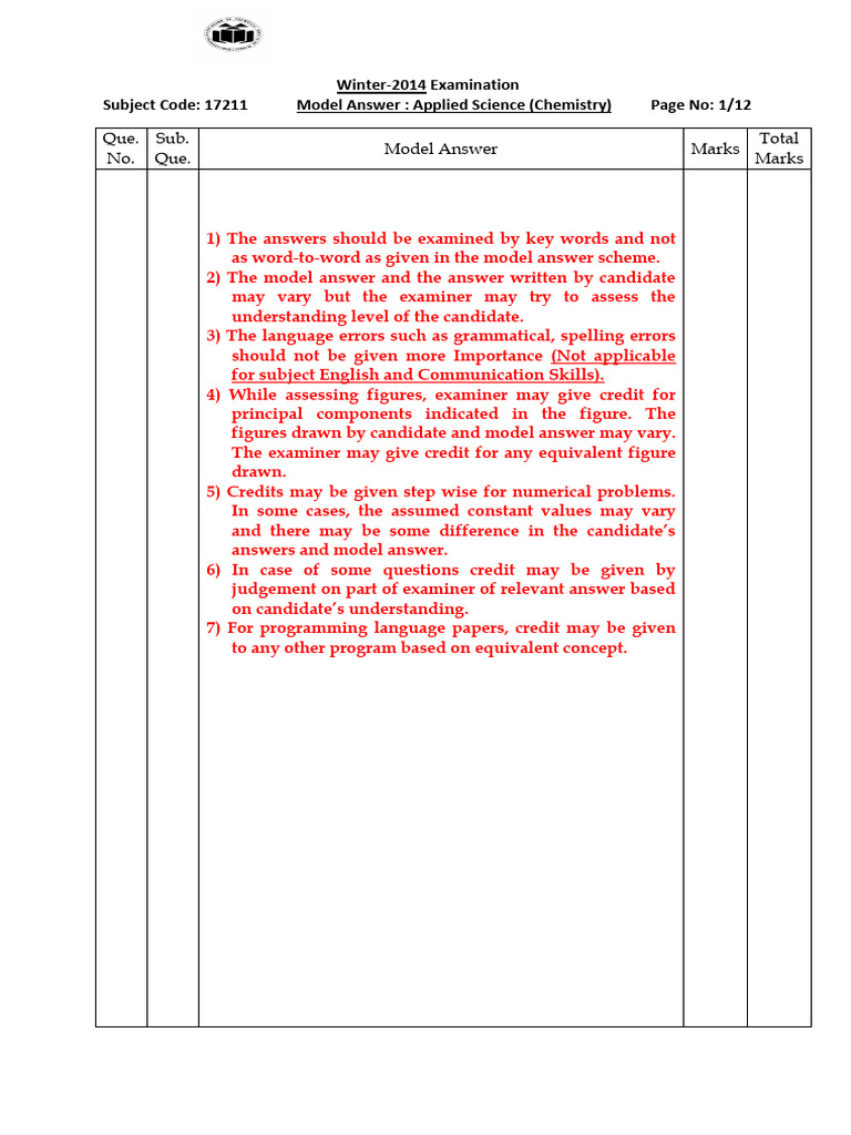 2014 Winter Model Answer Paper | PDF | Corrosion | Insulator (Electricity)