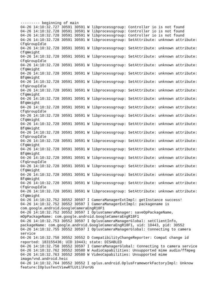 Log Cat 1745651432701 | PDF | Computer Architecture | Operating System Families