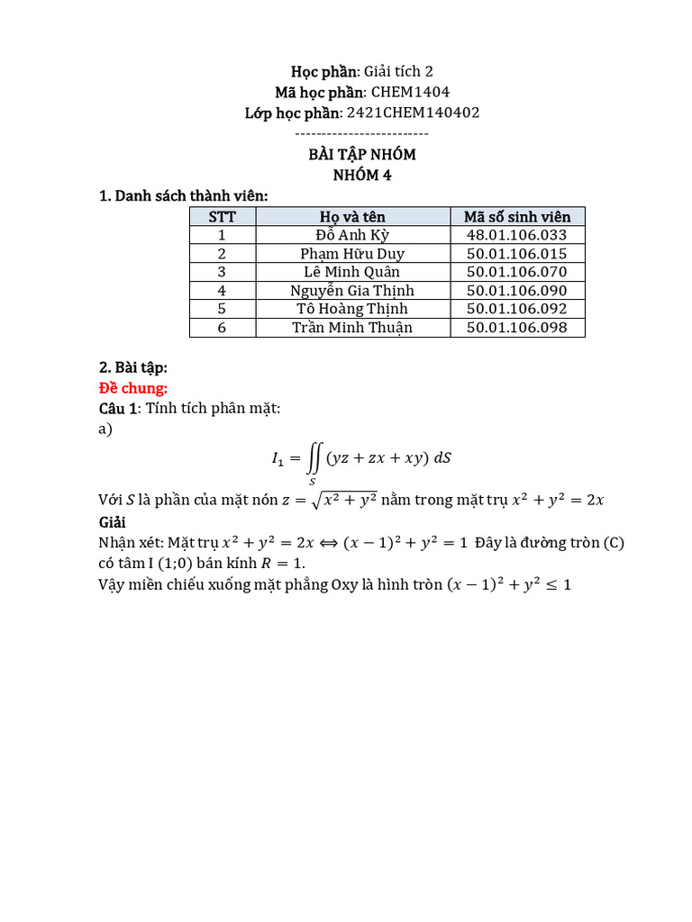 (BT-GT2) Nhóm 4 | PDF