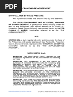 Call-Off Contract Framework Agreement | PDF | Procurement | Common Law