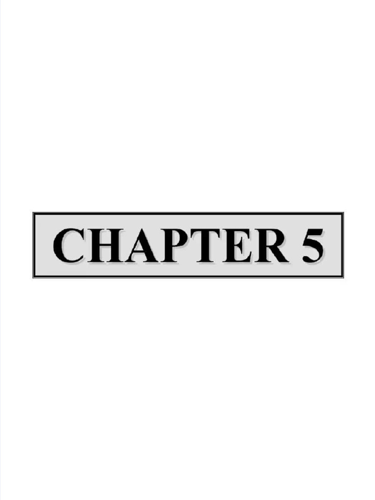 Chapter5 Solution | PDF