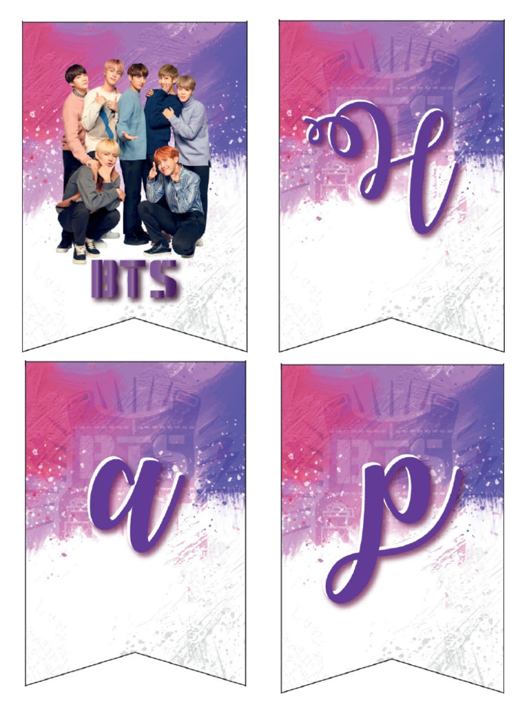 BTS Bday Banner | PDF