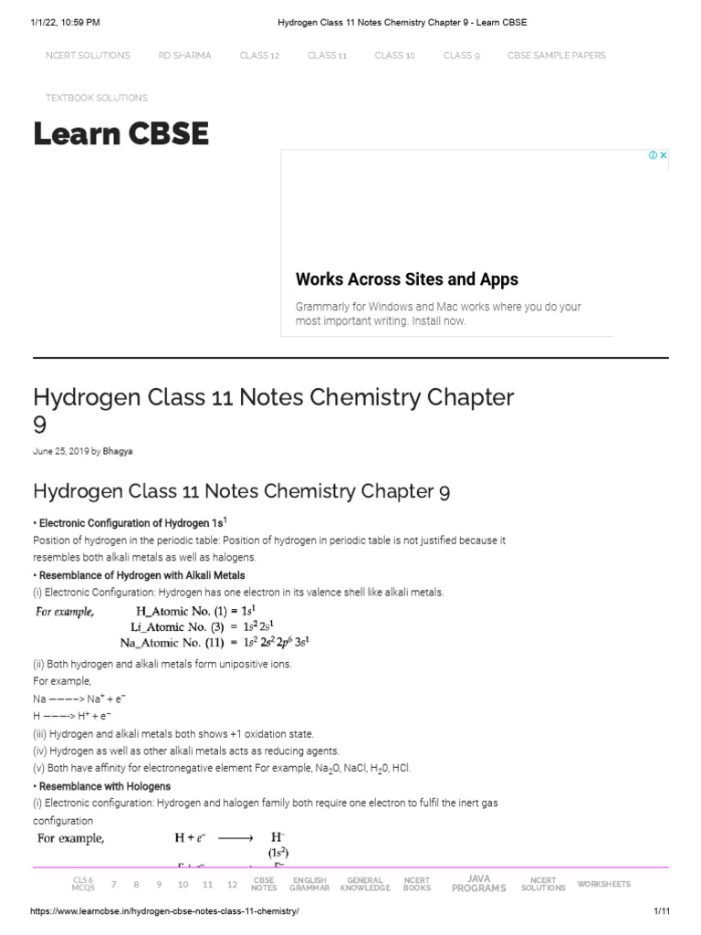 Hyrocarbs | PDF | Hydride | Properties Of Water