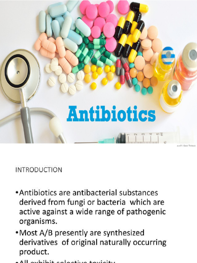 antibiotics PPT | PDF