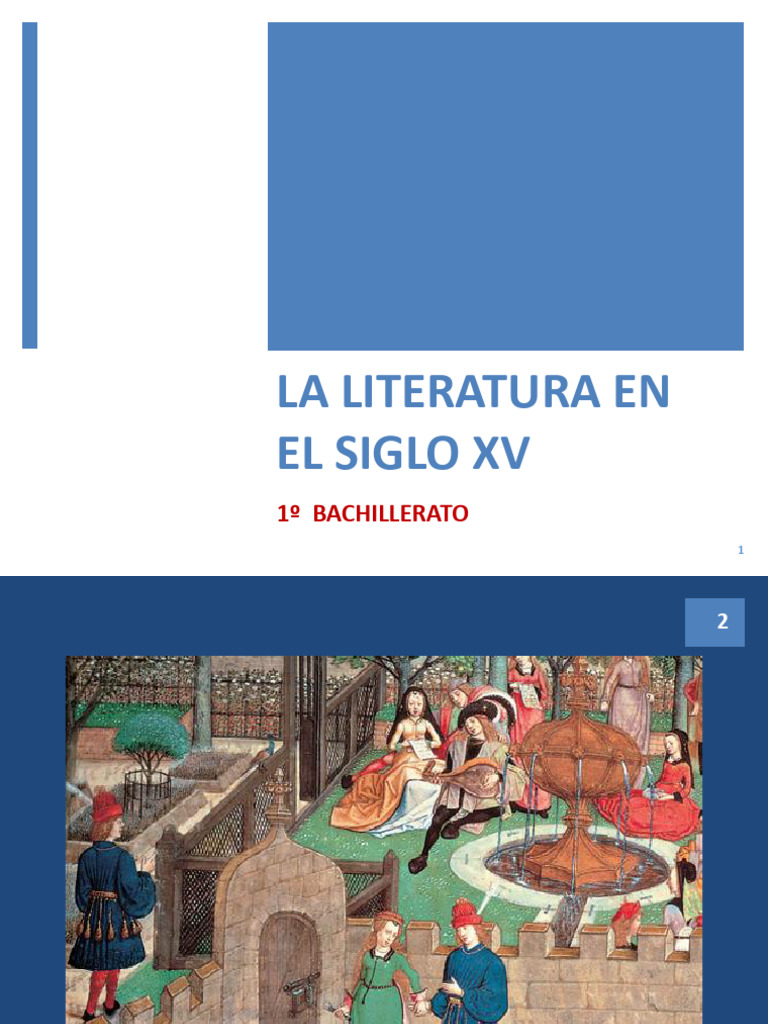 Literatura Medieval. El Prerrenacimiento-Siglo-xv | PDF | Imprenta