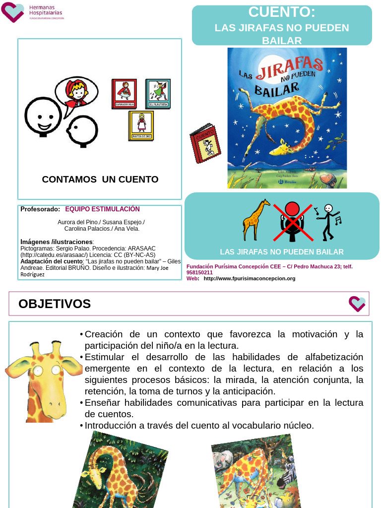 Contamos Un Cuento. Las Jirafas No Pueden Bailar | PDF | Comunicación ...