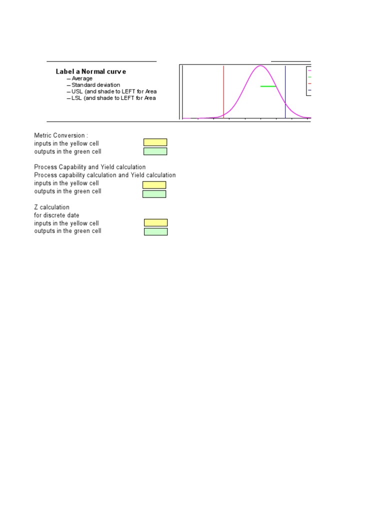 3 Process Capability and Sigma Calculator | PDF | Standard Deviation ...