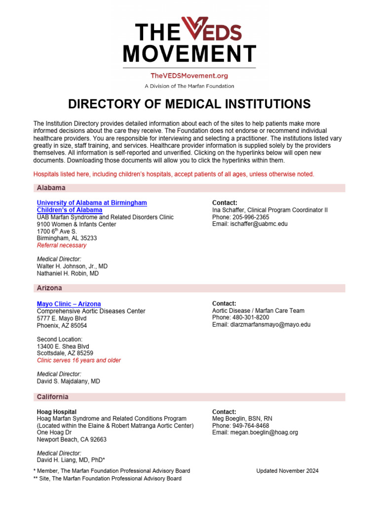 DIRECTORY-OF-MEDICAL-INSTITUTIONS_VEDS_11Nov2024 | PDF | Doctor Of ...