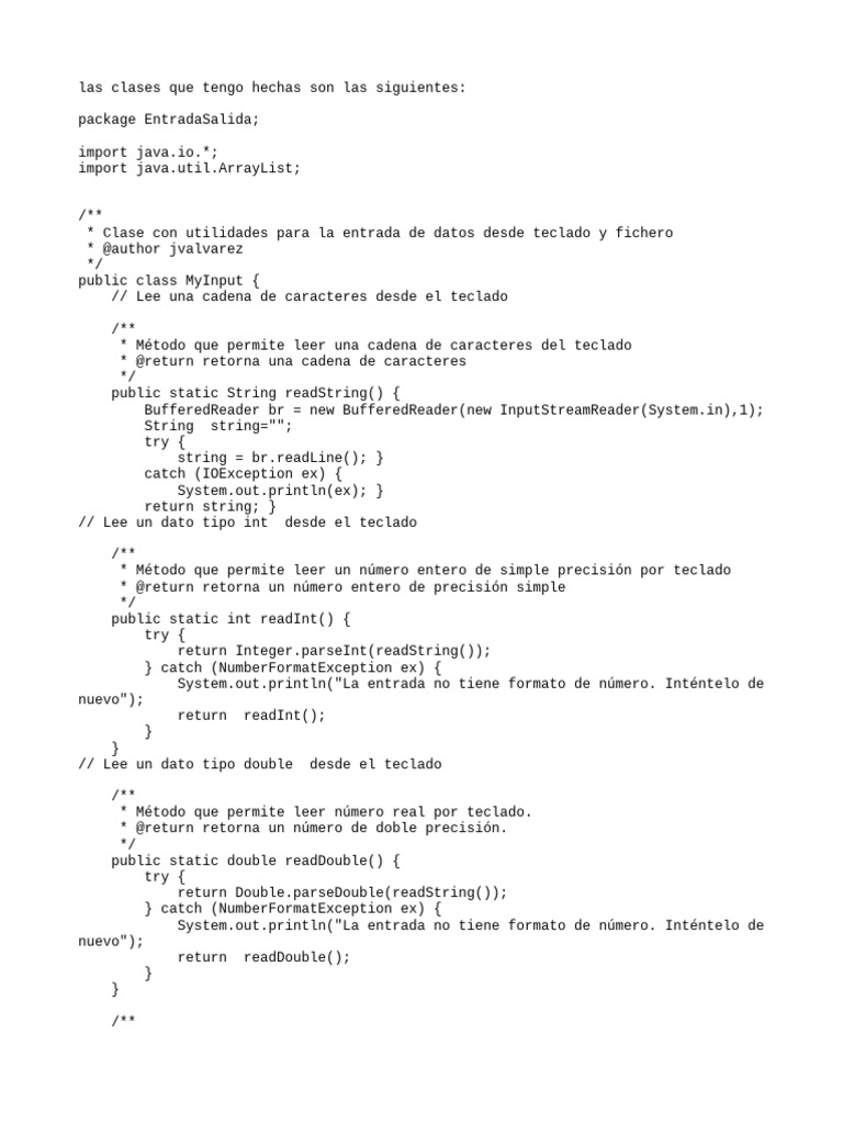 practica de poo | PDF | Menú (Computación) | Software
