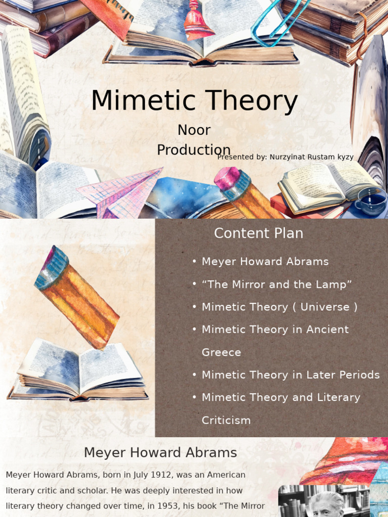 Mimetic Theory by Nurzyinat Rustam kyzy | PDF | Liberal Arts Education