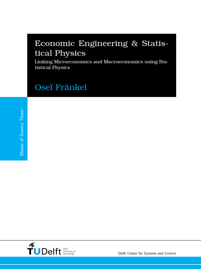 Economic Engineering Statistical Physics | PDF | Economics | Entropy