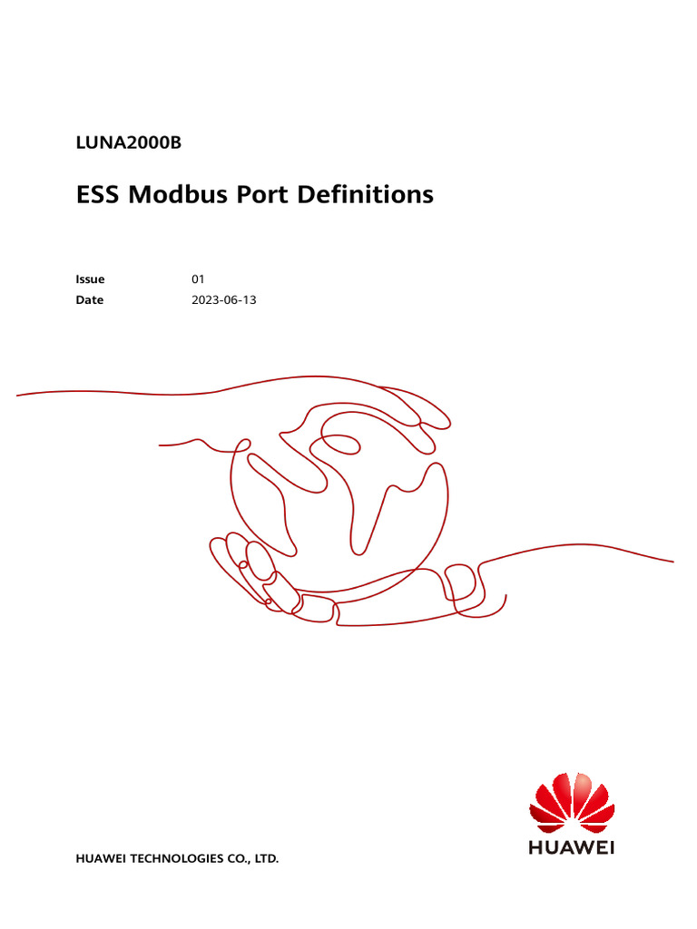 LUNA2000B ESS Modbus Port Definitions | PDF | Integer (Computer Science) | Computer Engineering