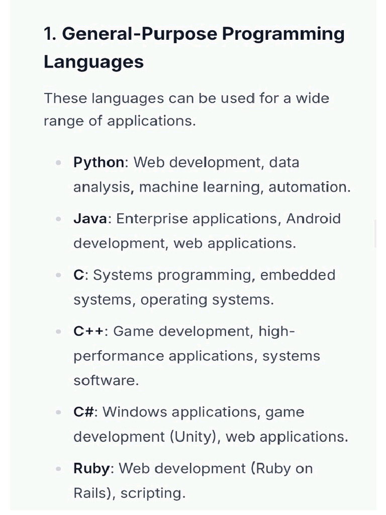 PDF of ALL Programming Language | PDF