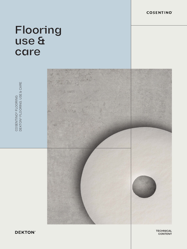 Dekton Flooring Use Care en | PDF | Secondary Sector Of The Economy ...