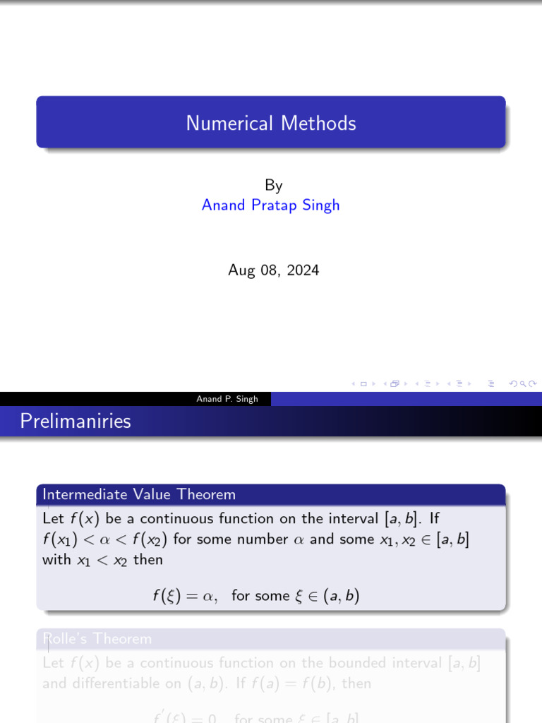 Numerical Methods | PDF | Matrix (Mathematics) | Algebra