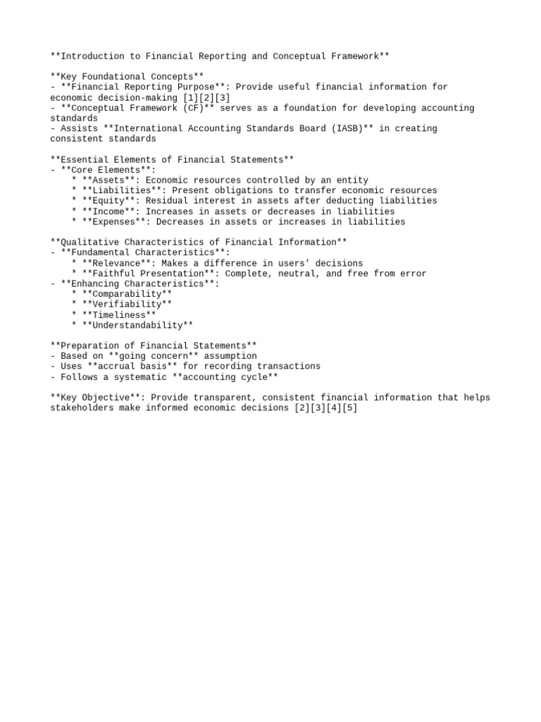 Acc01a1 Lecture 1 Summary | PDF