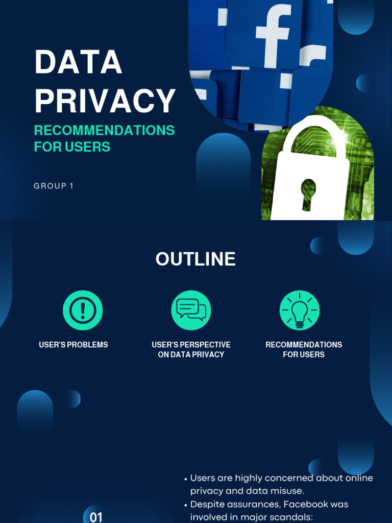 Blue Professional Business Project Presentation | PDF | Privacy | Information Technology Management