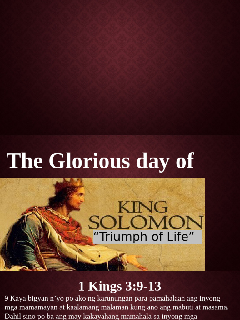 SOLOMON | PDF