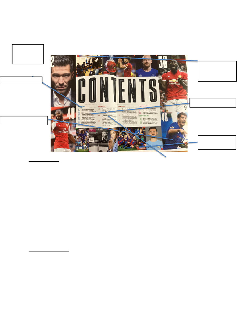 Football Magazine Contents Analysis | PDF | Page Layout | Human ...