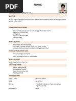 10th Pass Resume Format | PDF