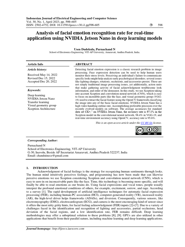 Analysis of Facial Emotion Recognition R | PDF | Field Programmable Gate Array | Graphics ...
