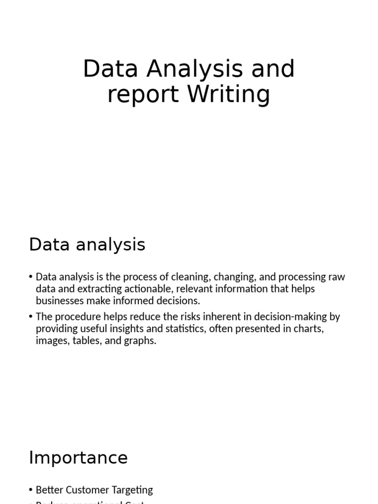 Data Analysis and Report Writing BRM | PDF | Regression Analysis ...
