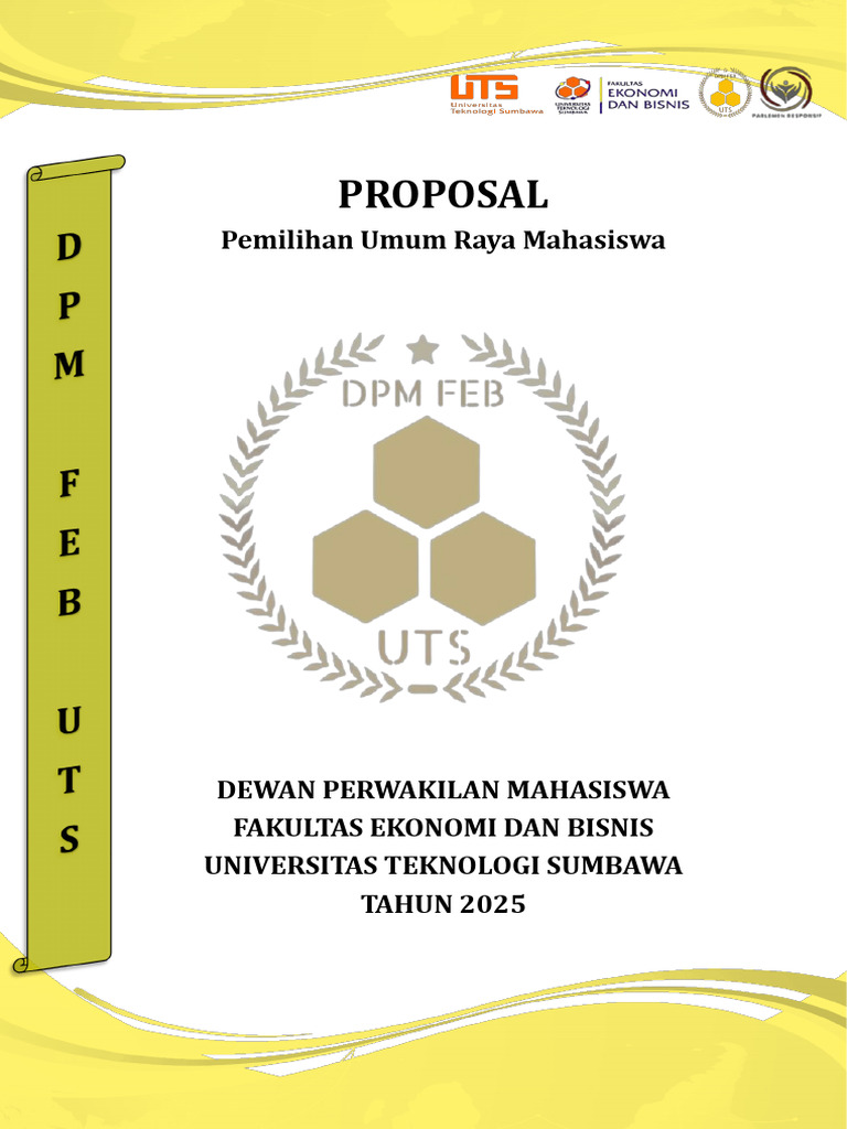 Proposal Pemira DPM FEB UTS | PDF