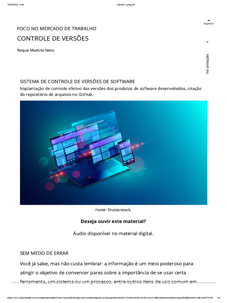 2 - Foco No Mercado de Trabalho | PDF | Microsoft Windows | Informática