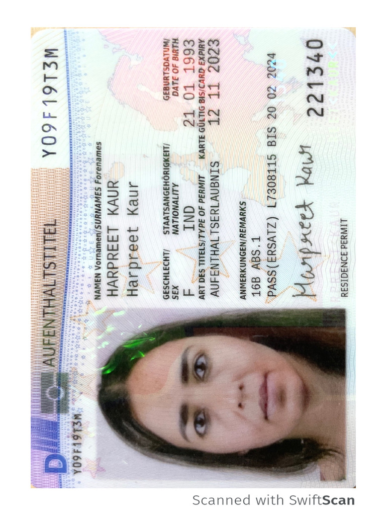 Harpreet Ausweise (2021) | PDF