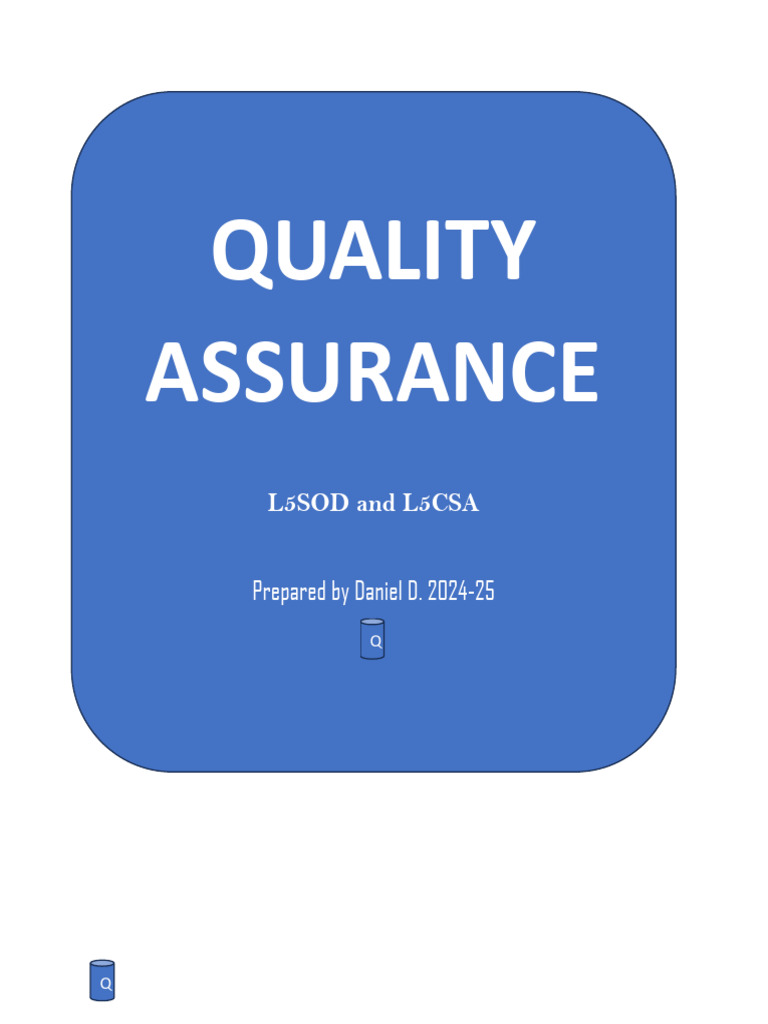 Quality Assurance Notes QB | PDF | Software Testing | Unit Testing