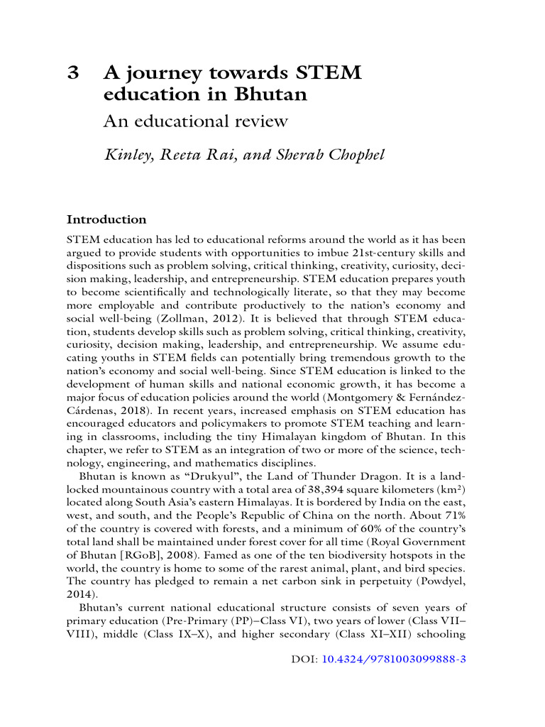 STEM Education From Asia (Chapter 3) | PDF | Science | Curriculum