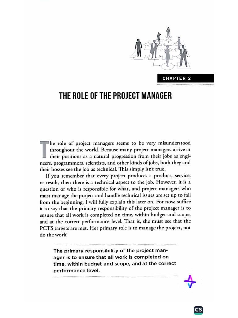 Project Management 2nd Chapter | PDF