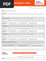ARN Change Form Karvy | PDF