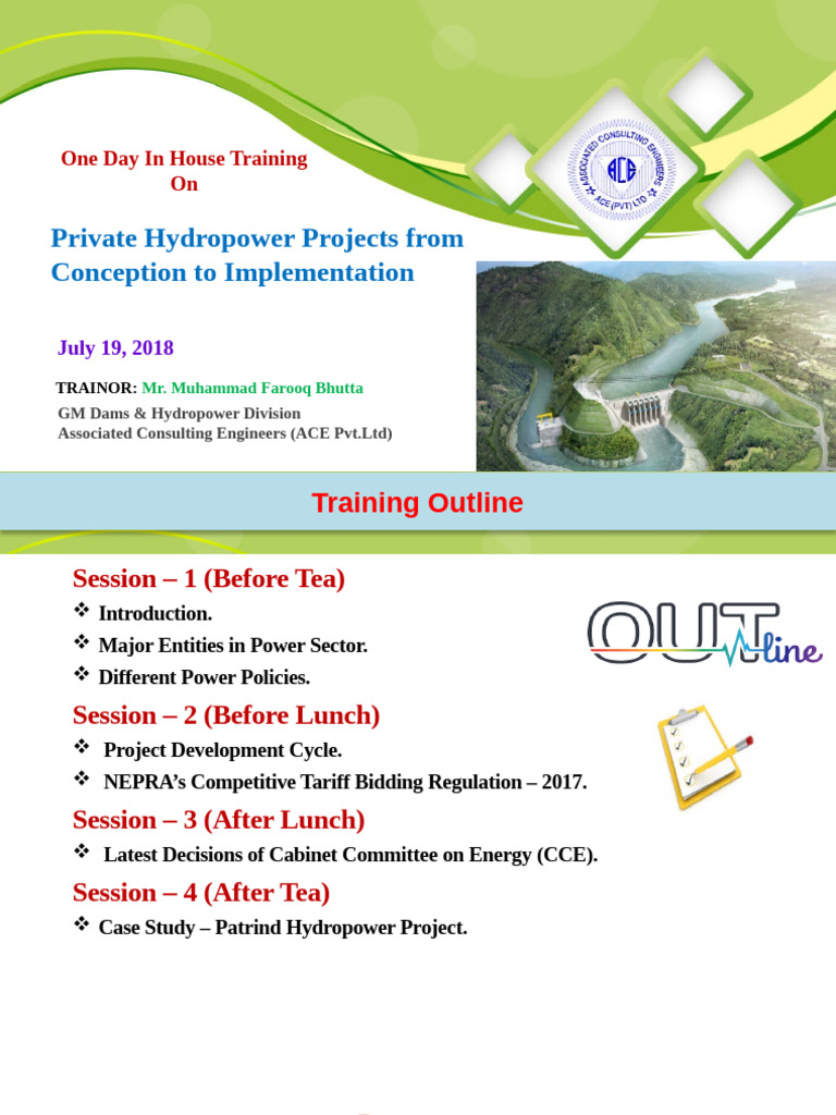 03-Private Hydropower Projects From Conception To Implementation (18-07 ...