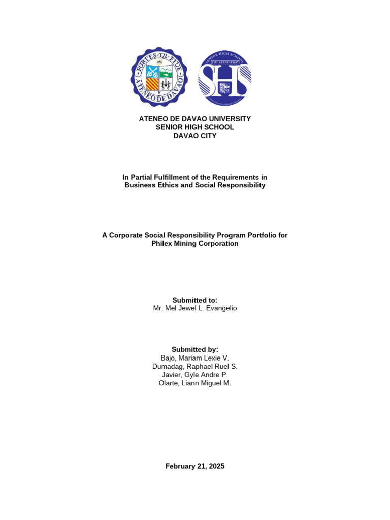 BESR PT 2 (2G) - CSR Portfolio | PDF | Sustainability | Corporate ...